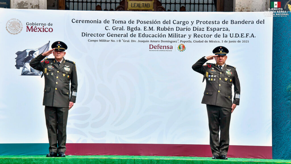 Defensa nombra al general Rubén Darío Díaz Esparza como nuevo rector ...
